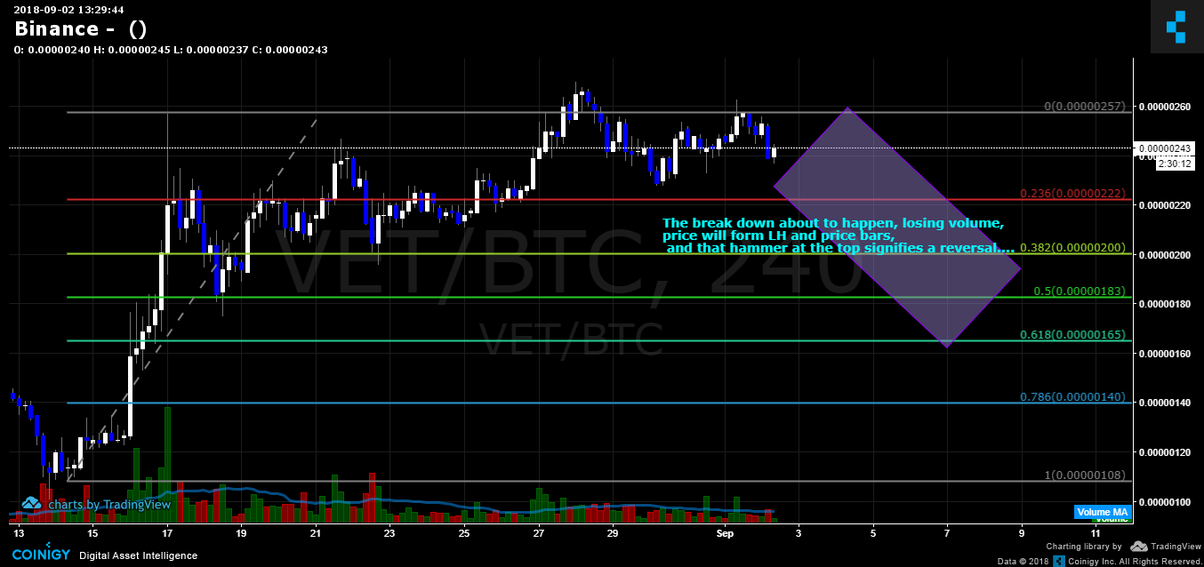 Binance Chart - Published on Coinigy.com on September 2nd, 2018 at 1:29 PM.